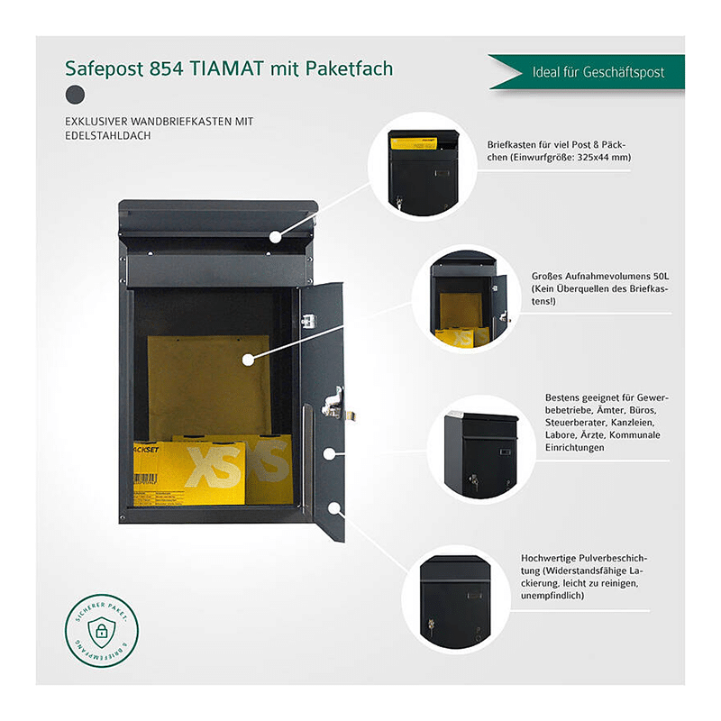 Safepost 854 TIAMAT Briefkasten - Safepost